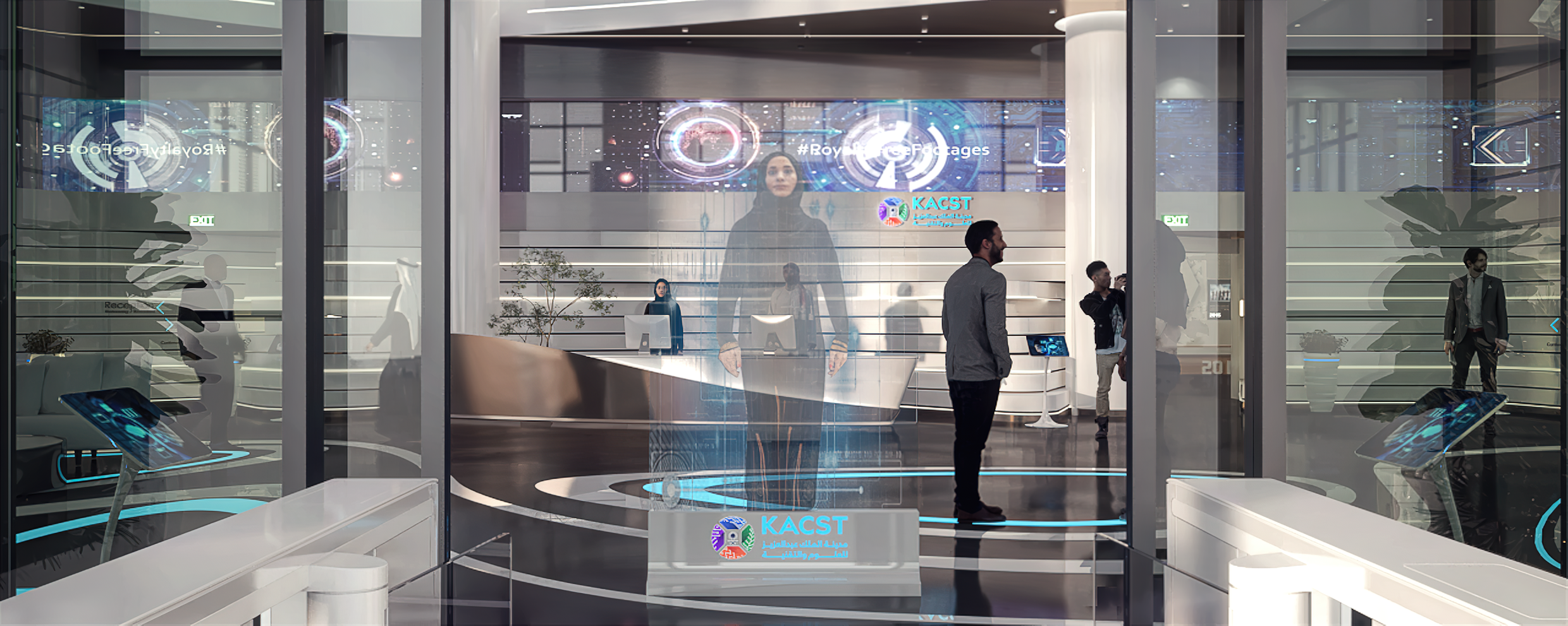 KACST Conference Entrance Redesign–Fluid Architecture in Riyadh