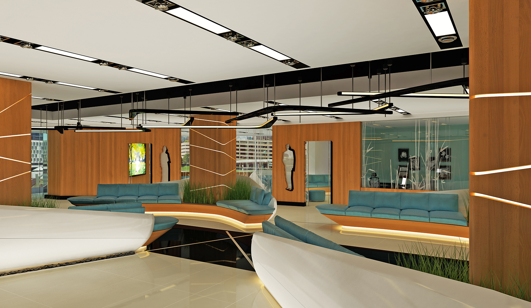 Dr. Samir Abbas Hospital – Interior Design | Modern Medical Interiors ...